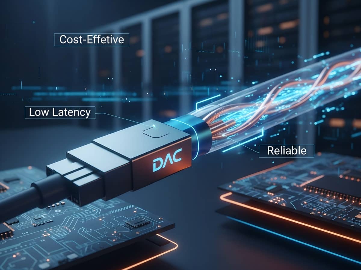 Twinax DAC Cables Explained 2025: Passive vs Active, Copper vs Fiber – Network-Switches