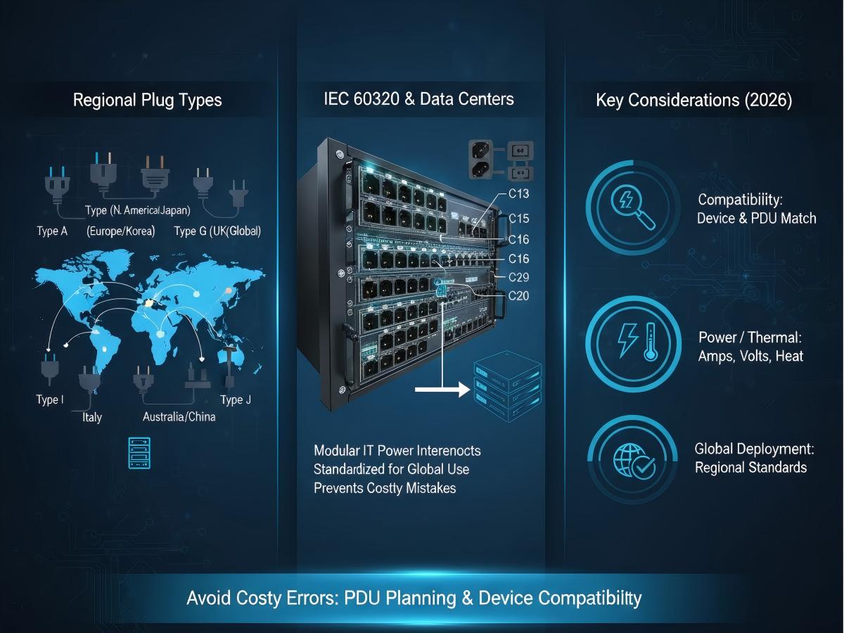 2026 Power Cord Compatibility for Data Centers & IT Infrastructure – network-switch.com