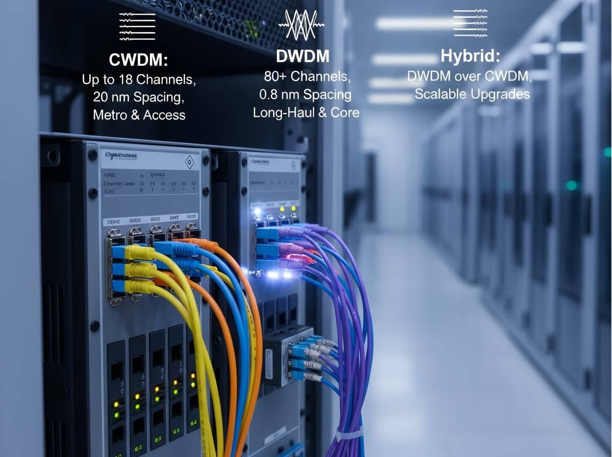 CWDM vs DWDM: Channels, Distance, Cost & When to Use 2025 – Network ...