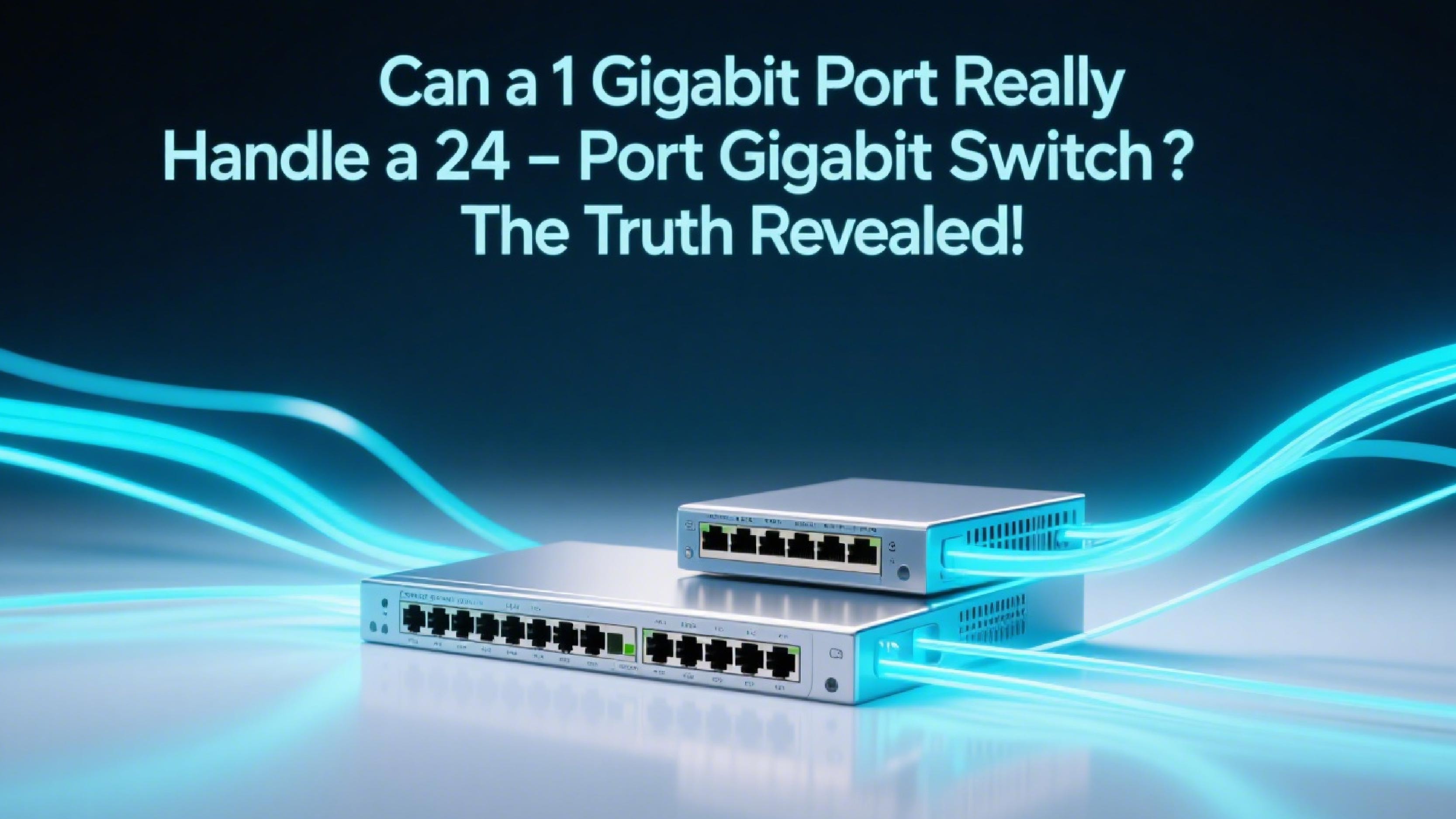 Can a 1 Gigabit Port Support a 24-Port Gigabit Switch? – network-switch.com