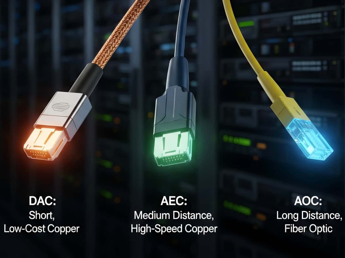 DAC vs AOC Cables: Complete 2025 Data Center Guide (with AEC) – network ...