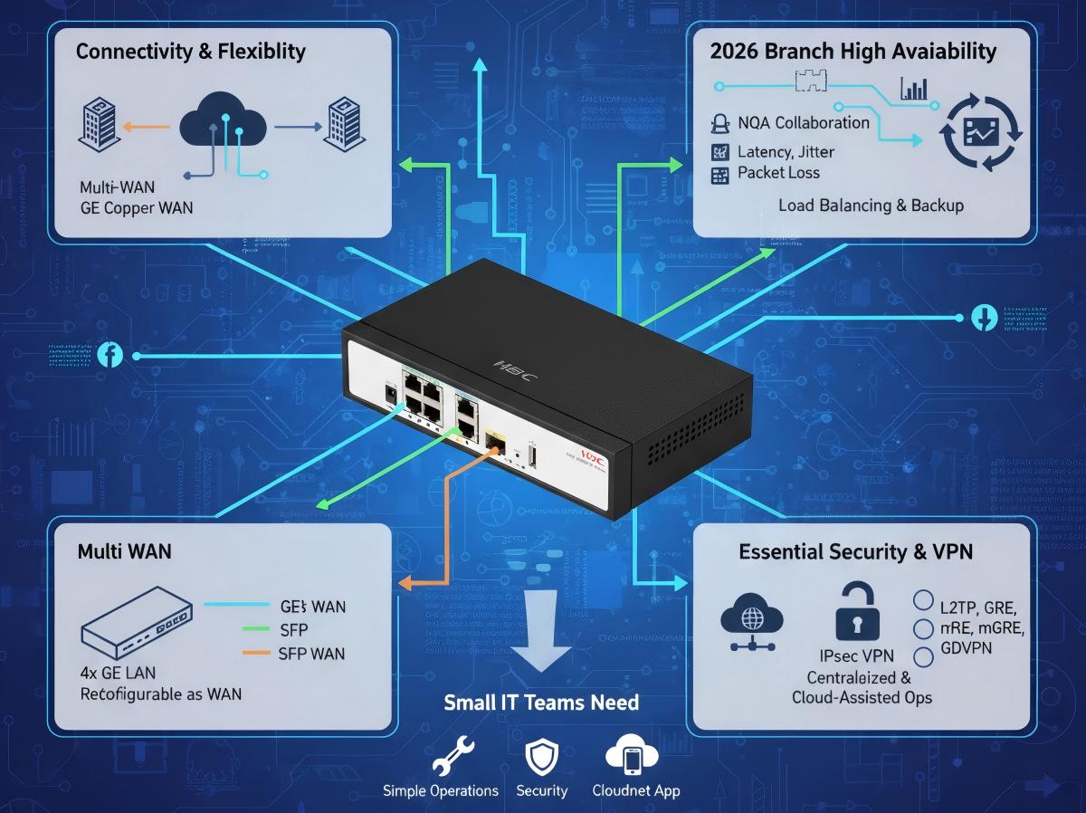 H3C MSR610 Router: Specs, Multi-WAN Failover, IPsec VPN – network ...