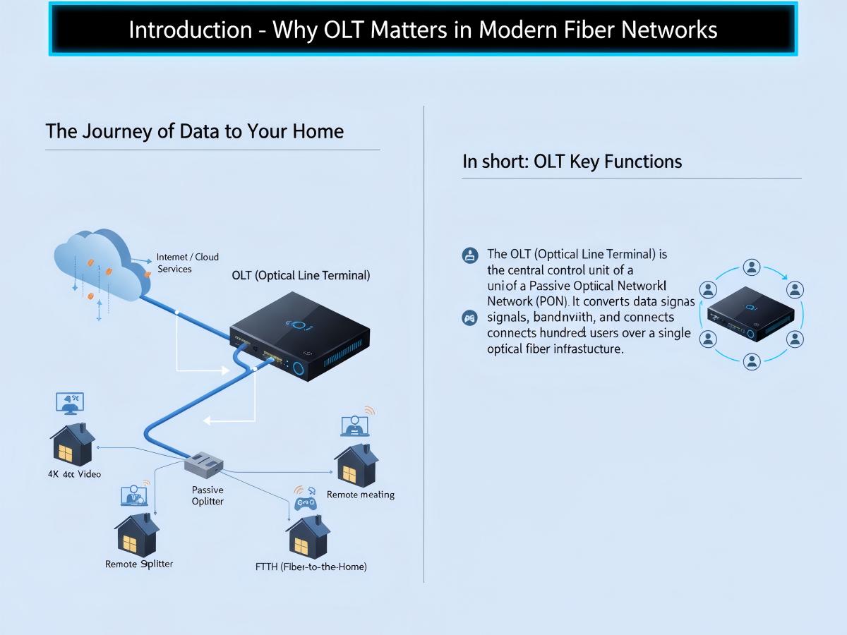 What Is an OLT? | Definition, Function & Role in GPON Networks 2025 ...