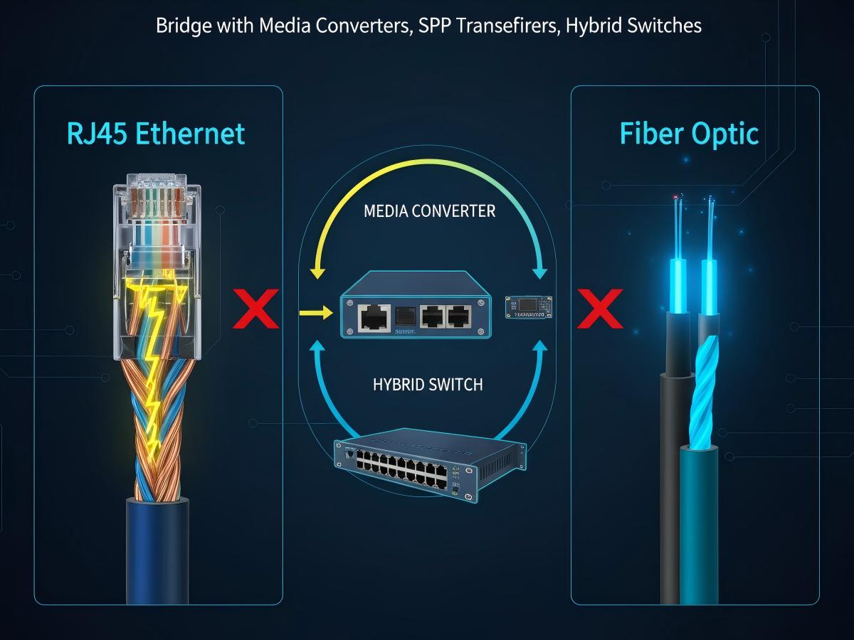 Can You Use Fiber Optic Cable with RJ45? | Fiber vs Copper Guide ...