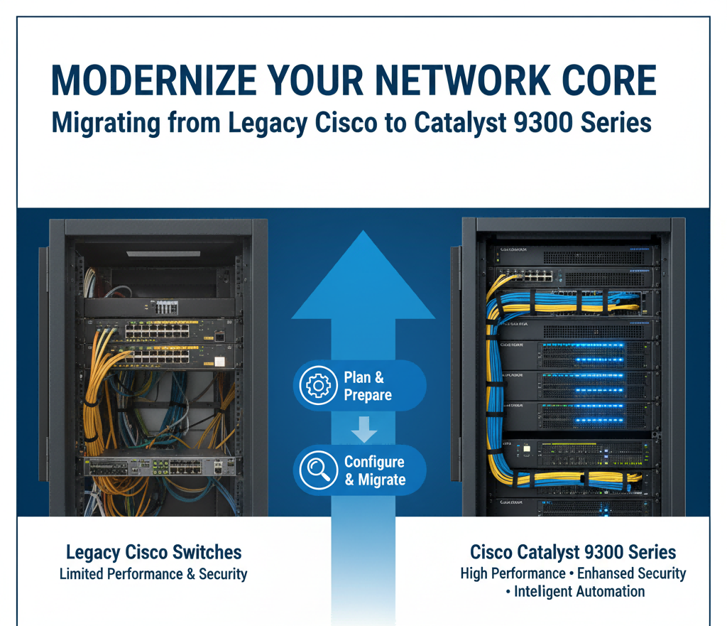 How to Replace Legacy Cisco Switches (2960X, 3650, 3850) with 9300 ...