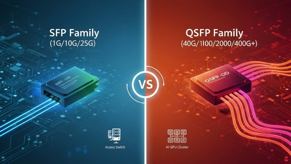 SFP vs QSFP: Key Differences and How to Choose for Your Network 2025 ...