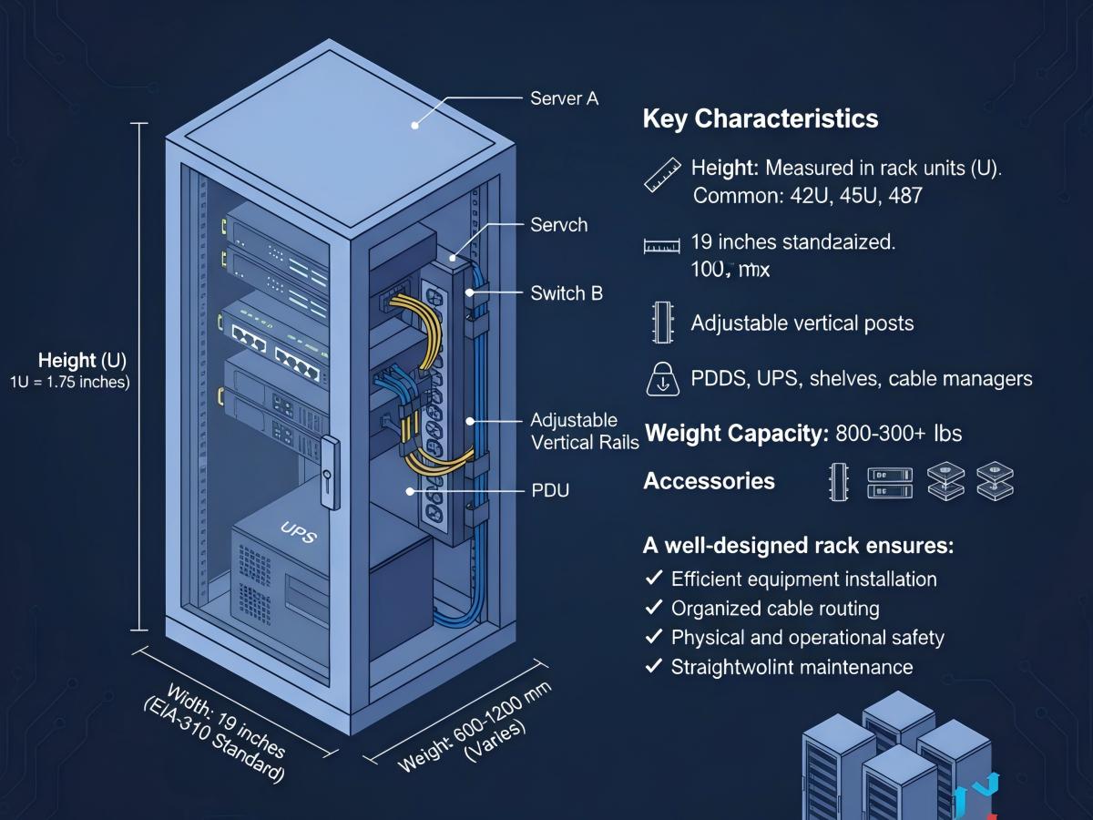 Data Center Server Rack Guide (2026): Types, Design, Airflow, Power ...