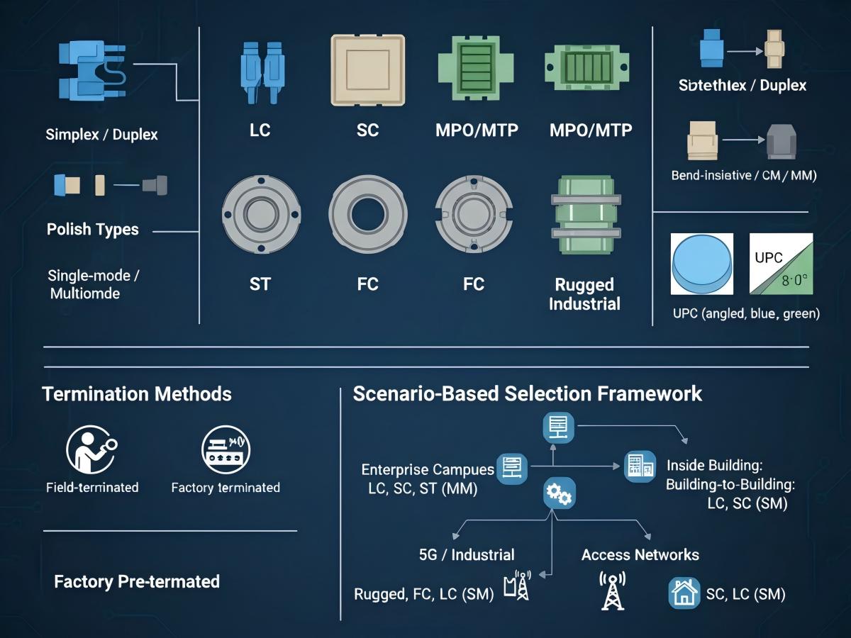 Complete Guide to Fiber Optic Connector Types: LC, SC, MPO Tips 2026 ...