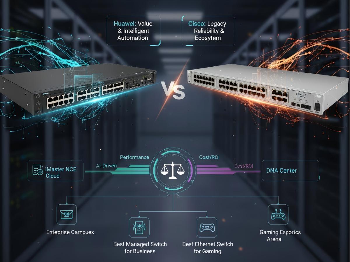 Huawei vs Cisco Switch Comparison – 2025 Best Managed Ethernet Switch ...
