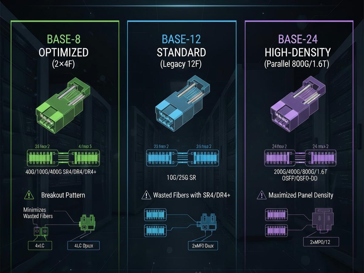 MTP/MPO-8 vs MTP/MPO-12 vs MTP/MPO-24: Data Center Cabling Guide 2026 ...
