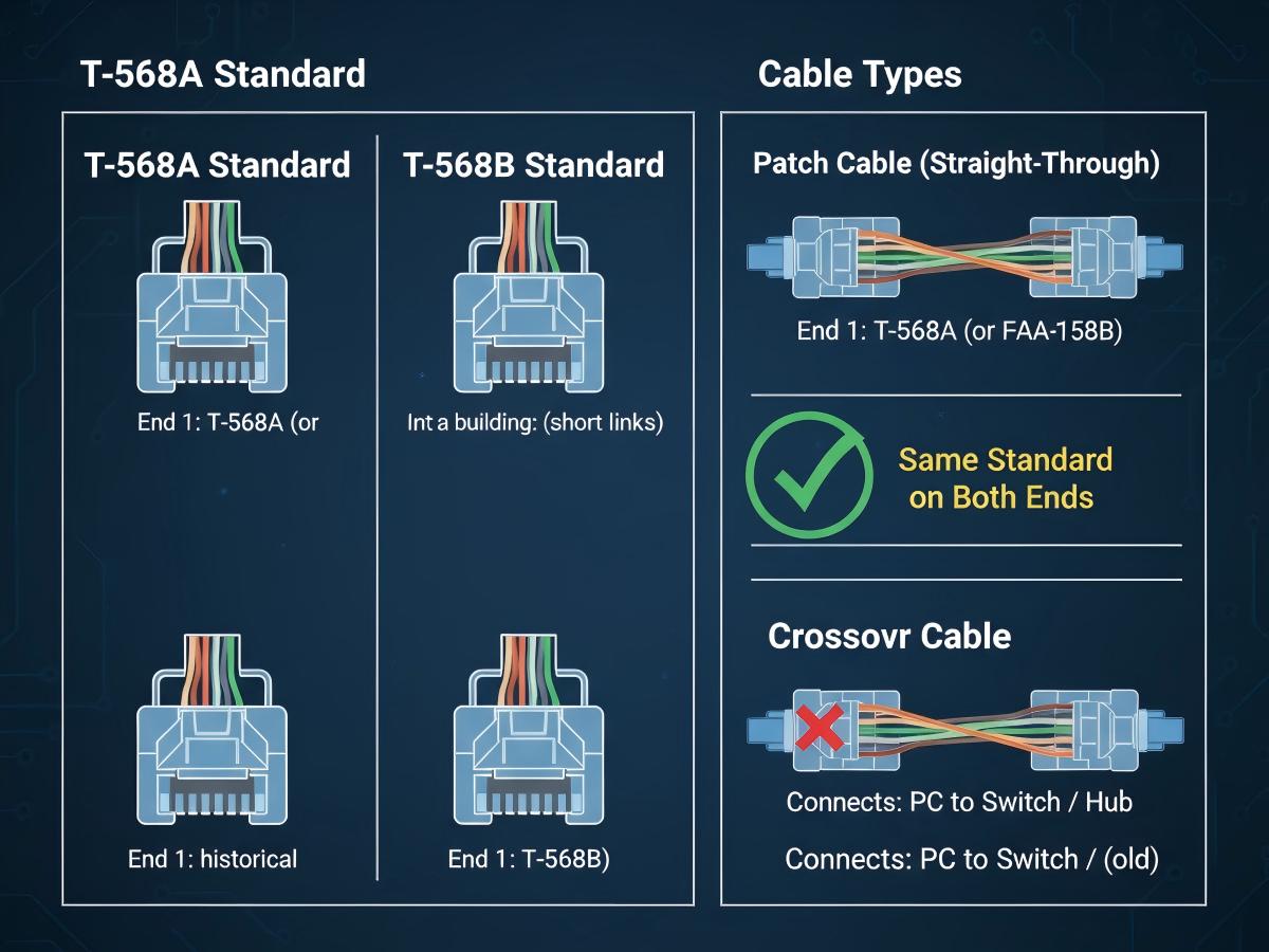 Patch Cable vs Crossover Cable: Key Differences, Modern Usage 2026 ...