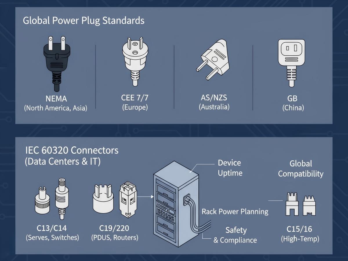 Power Cord Types: IEC, NEMA, CEE Standards & Selection Guide 2026 ...