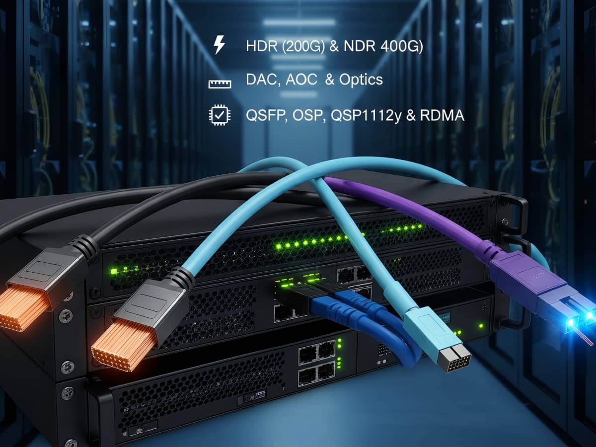 InfiniBand Cables Explained: HDR vs NDR, QSFP56 vs OSFP, DAC vs AOC ...