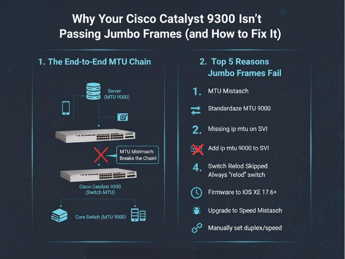Why Your Cisco 9300 isn’t Passing Jumbo Frames and How to Fix It ...