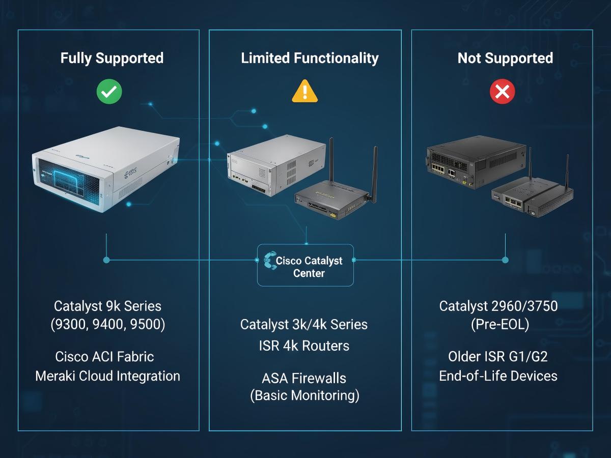 Cisco Catalyst Center Legacy Device Compatibility Matrix 2025 – network ...