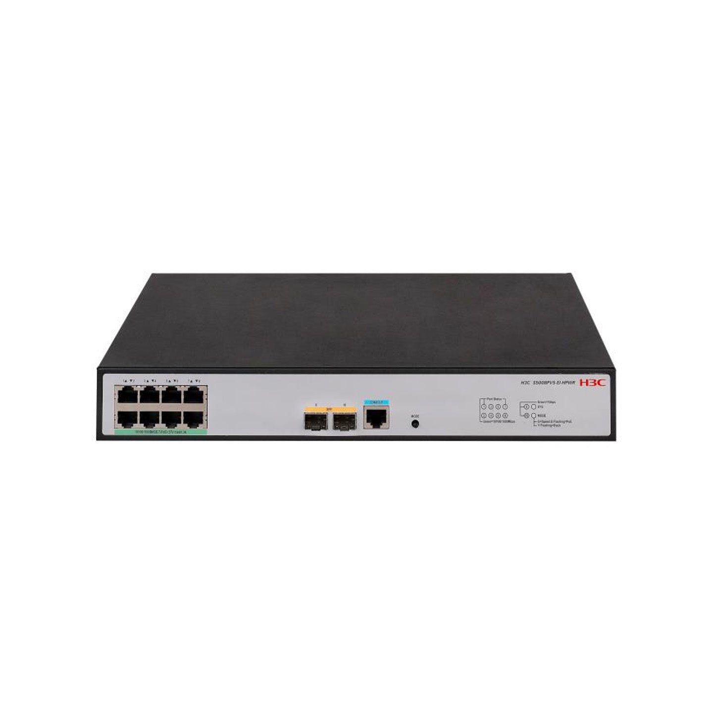 H3C S5008PV5-EI-HPWR 8-Port PoE+ High-Power Gigabit Access Switch ...