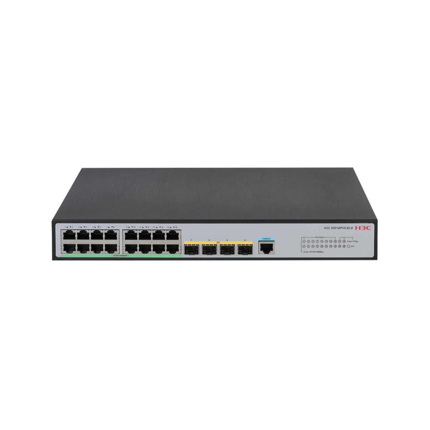 H3C S5016PV5-EI-S 16-Port Gigabit Layer 2/3 SMB Access Switch - Network ...