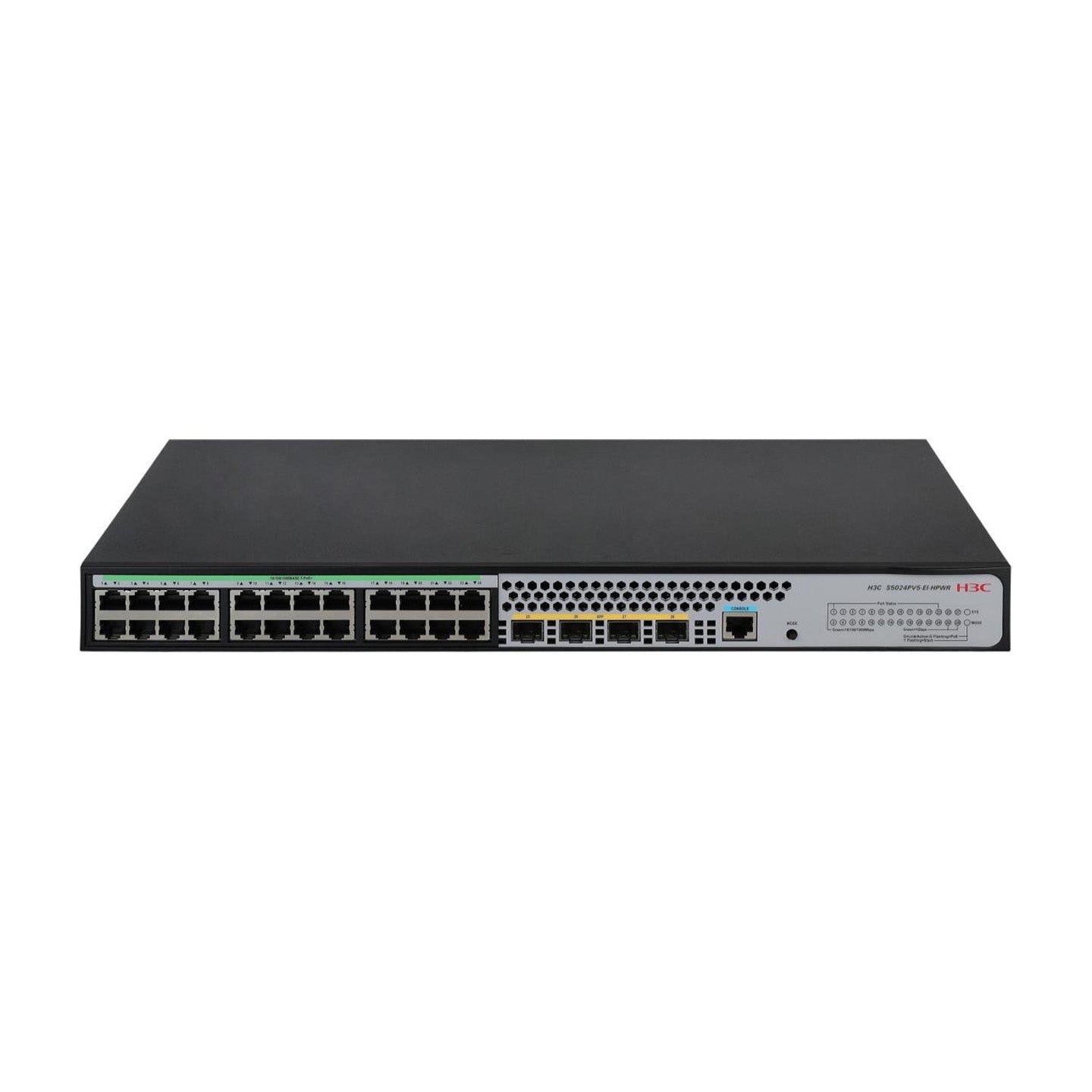 H3C S5024PV5-EI-HPWR 24-Port PoE+ High-Power Gigabit Access Switch ...