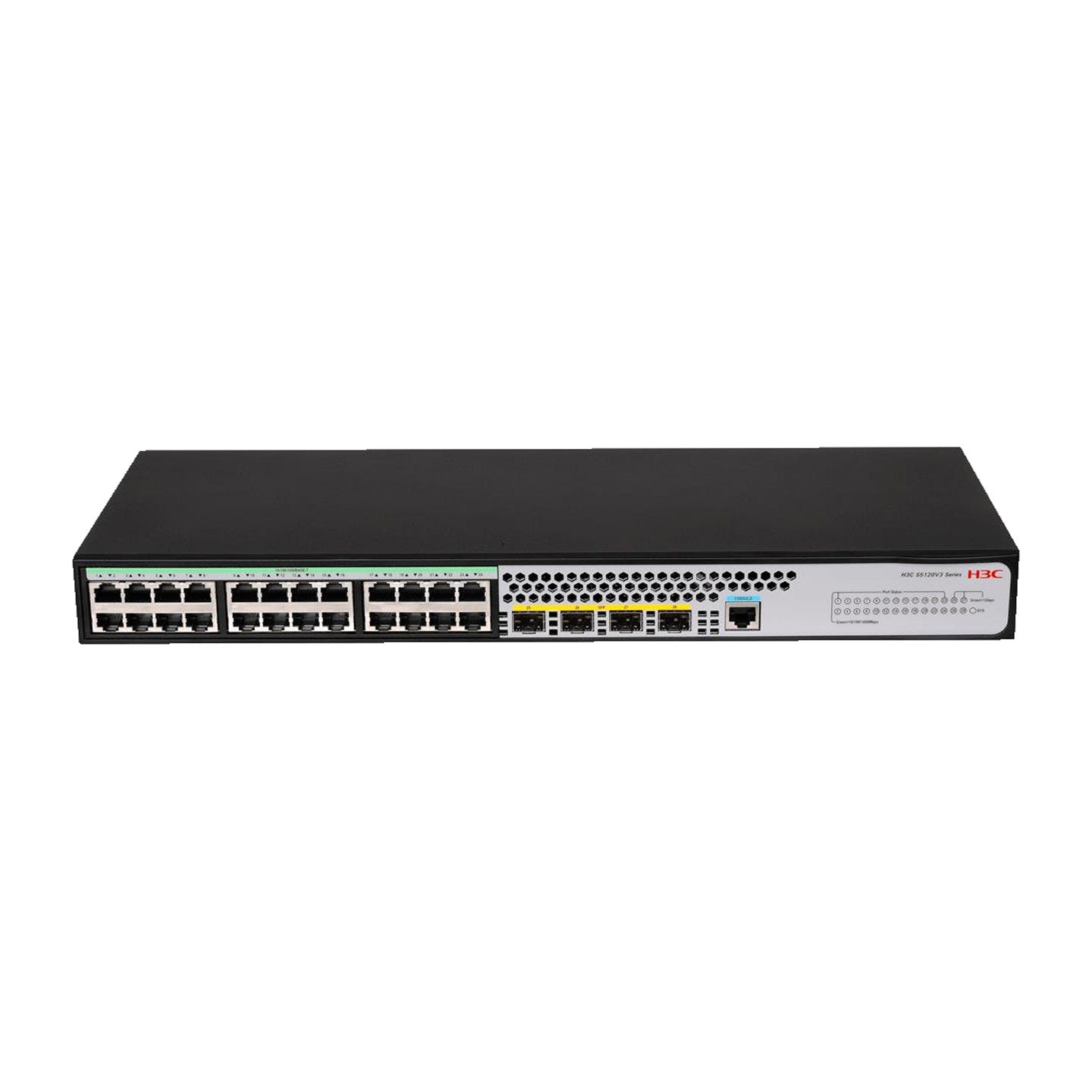 H3C S5120V3-28P-LI 24xGE + 4xSFP SMB Access Switch – network-switch.com