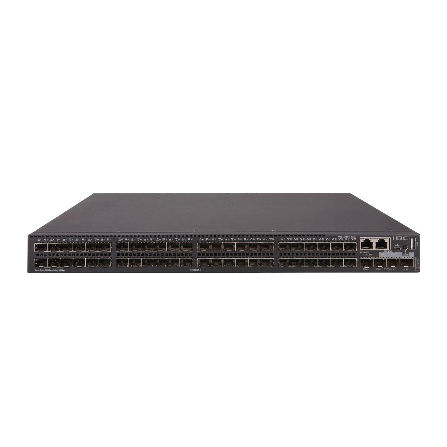 H3C S5560X-54F-EI 48xSFP + 4x10G SFP+ High-Density Layer 3 Fiber ...
