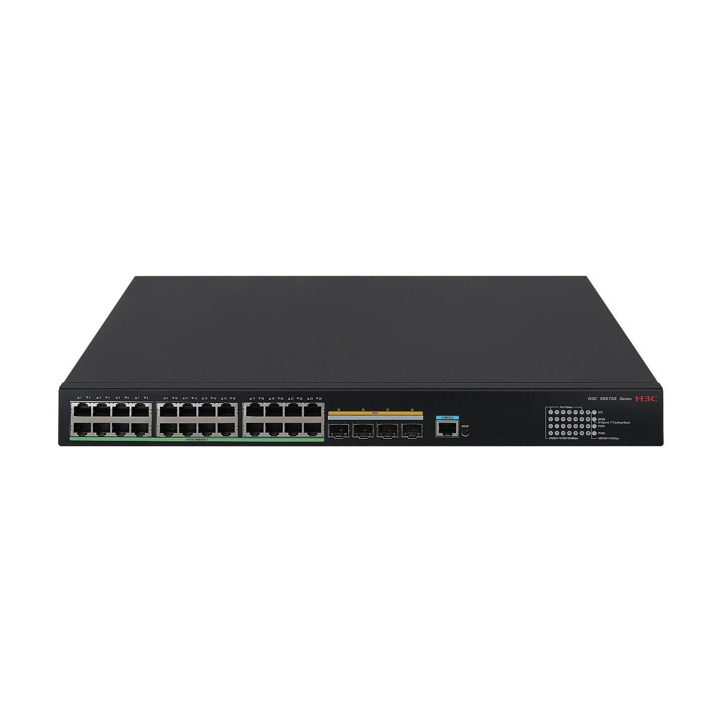 H3C S5570S-28S-EI 24 x 1G + 4x10G Enterprise Campus Access Switch ...