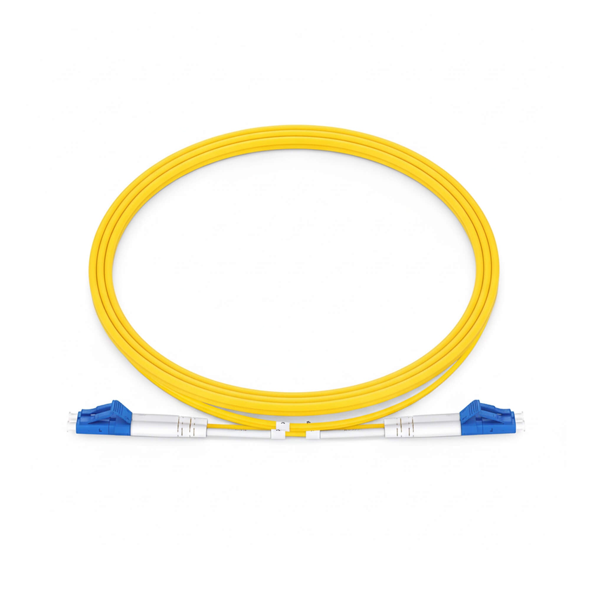 LC UPC to LC UPC Duplex Single Mode Fiber Patch Cable, 2.0mm OFNR ...