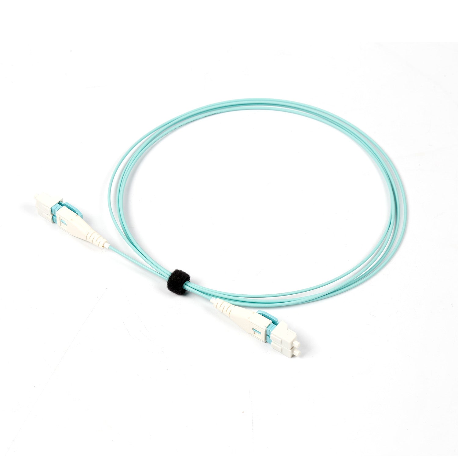 LC UPC to LC UPC Duplex Standard Clip Uniboot OM3 Multimode Fiber Patch ...