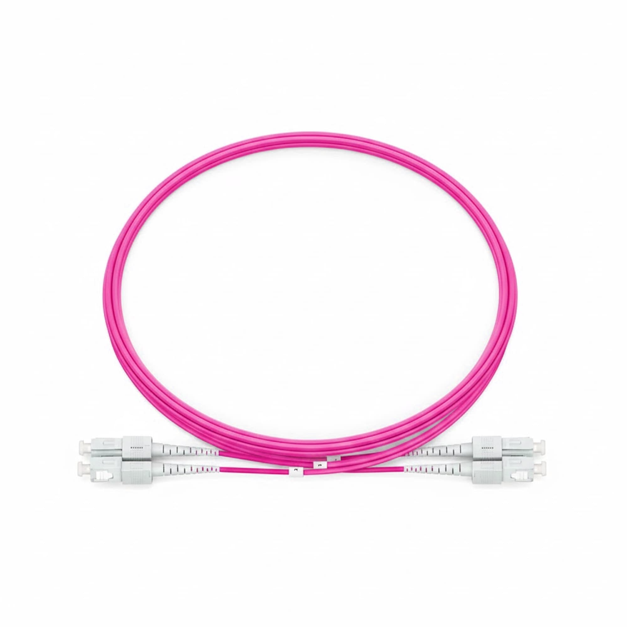 SC to SC Duplex OM4 Multimode Fiber Patch Cable | 1.6mm OFNR – network ...